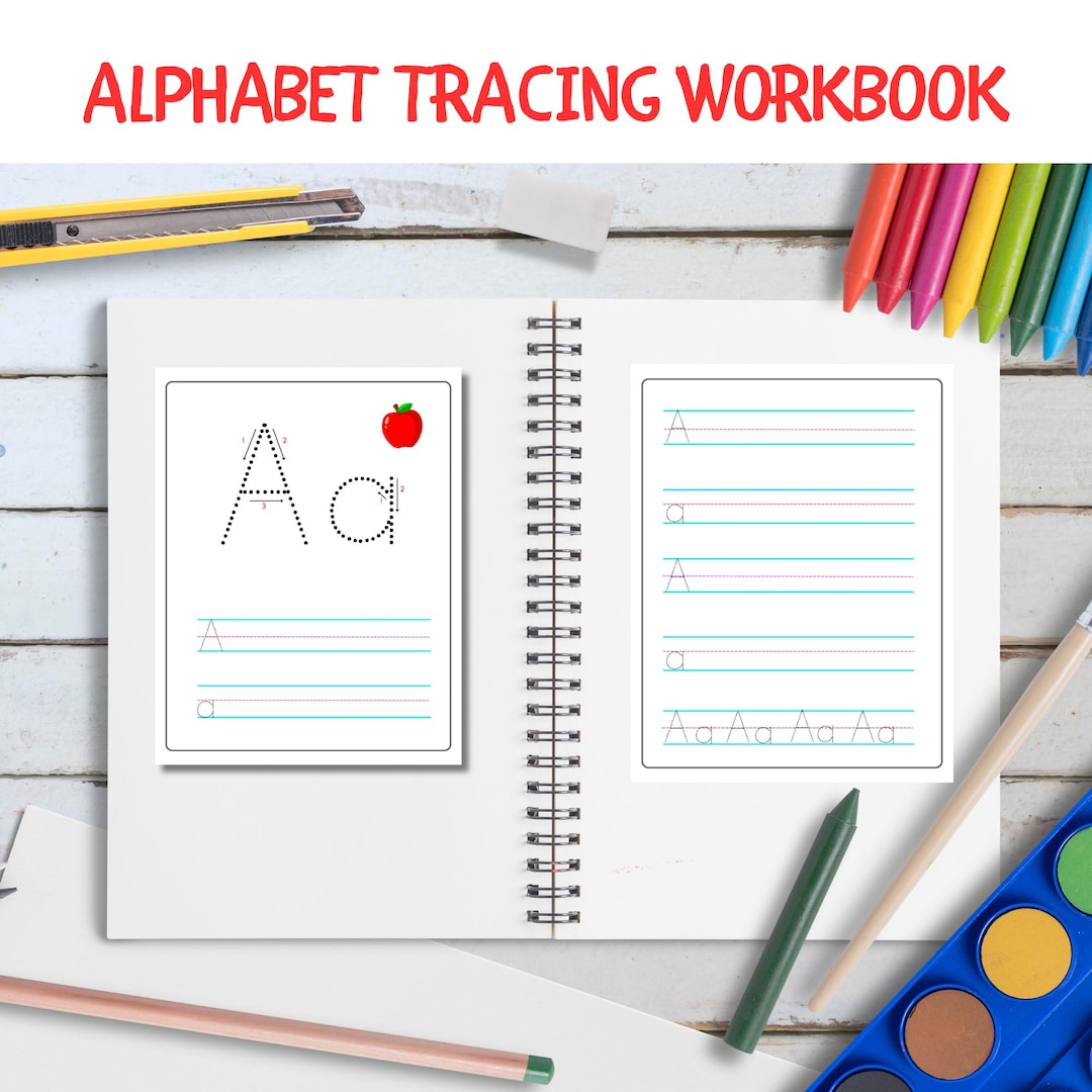 ABC Letter Tracing Pages for Preschoolers Handwriting Pages for ...