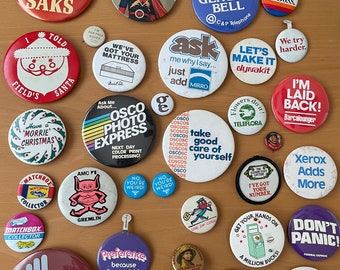 Advertising Buttons - Etsy