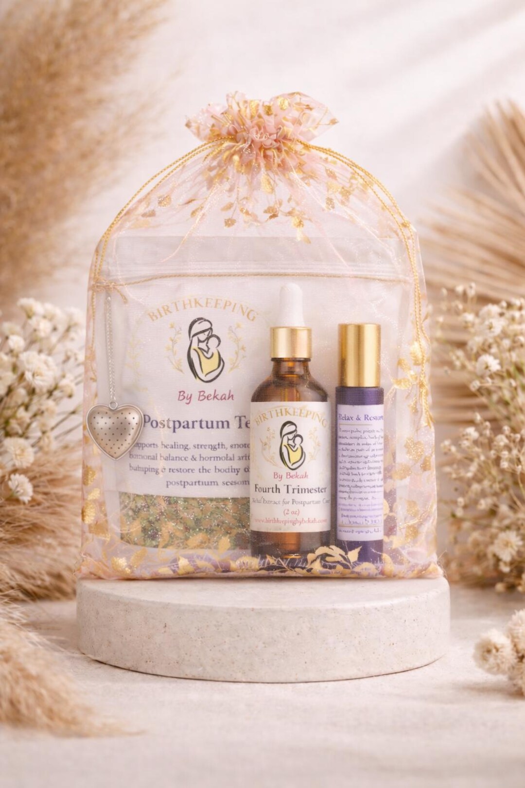 Postpartum Gift Set for New Mom | Fourth Trimester Bundle | Postpartum ...