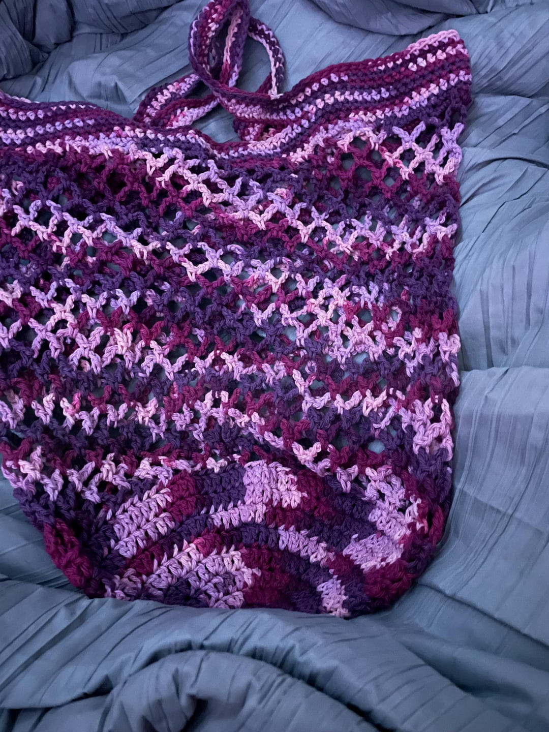 Crochet Mess Market Bag - Etsy