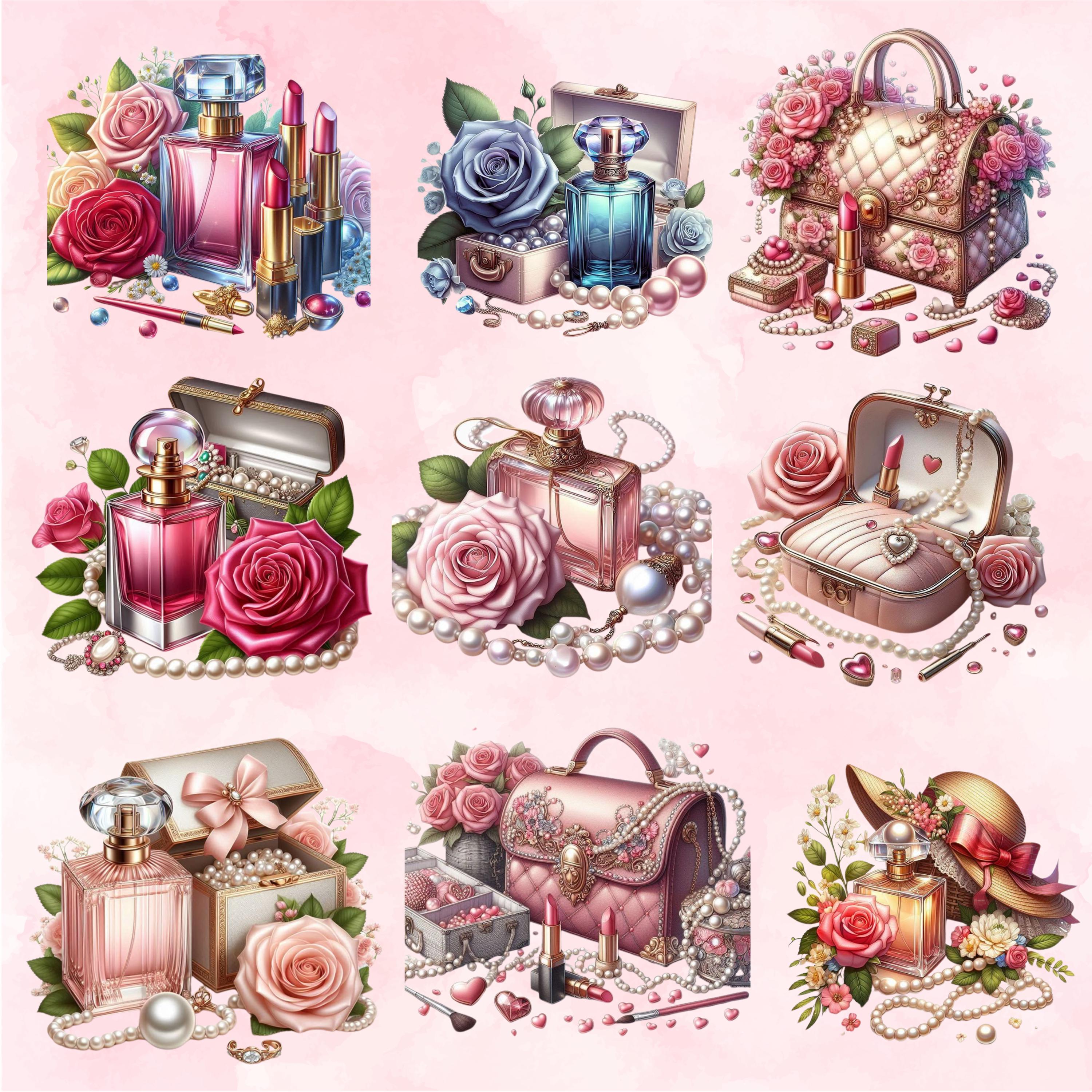 Makeup Clipart Bundle – 18 High-quality Pngs of Beauty, Skincare ...