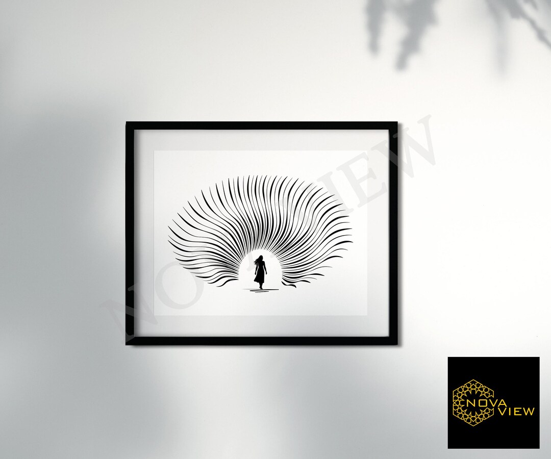 Collector-grade Minimalist Wall Art | Monochrome Conceptual Composition ...