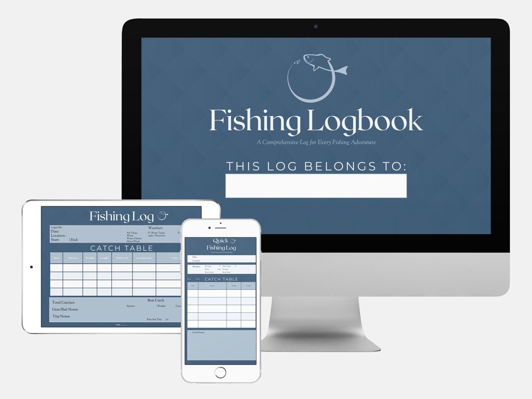 Ultimate Digital Fishing Logbook & Planner – Printable Angler Journal ...