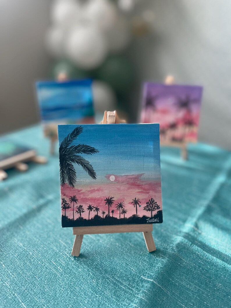 Mini Canvas Paintings - Etsy