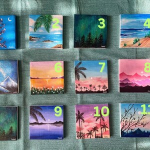 Mini Canvas Paintings - Etsy