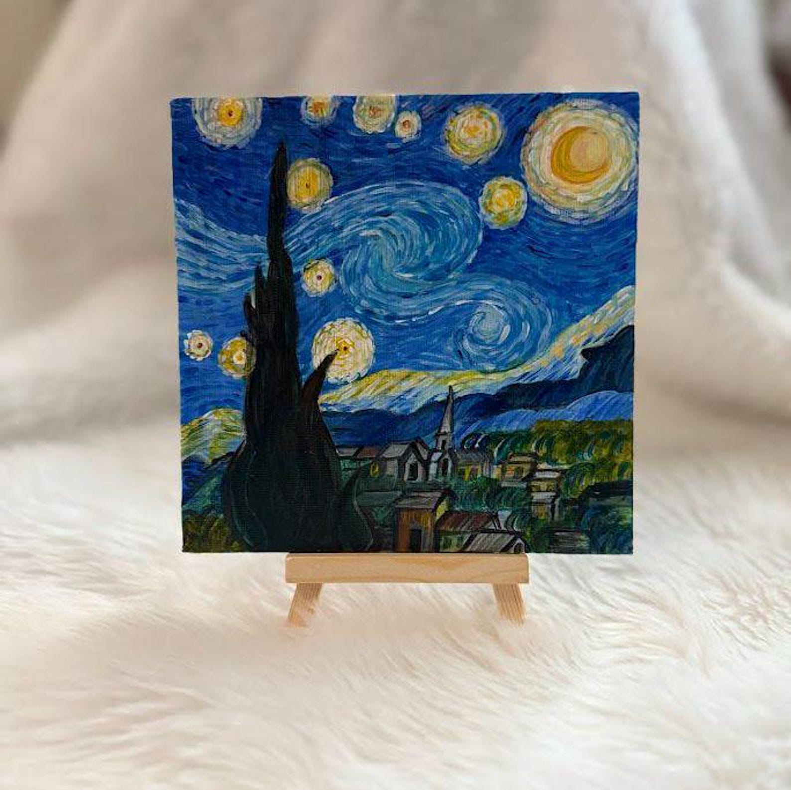 Starry Night | Gift | Canvas Paintings - Etsy