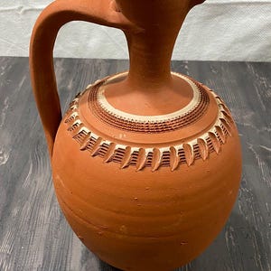 Clay Jug With Handle / Terracotta Jug - Etsy