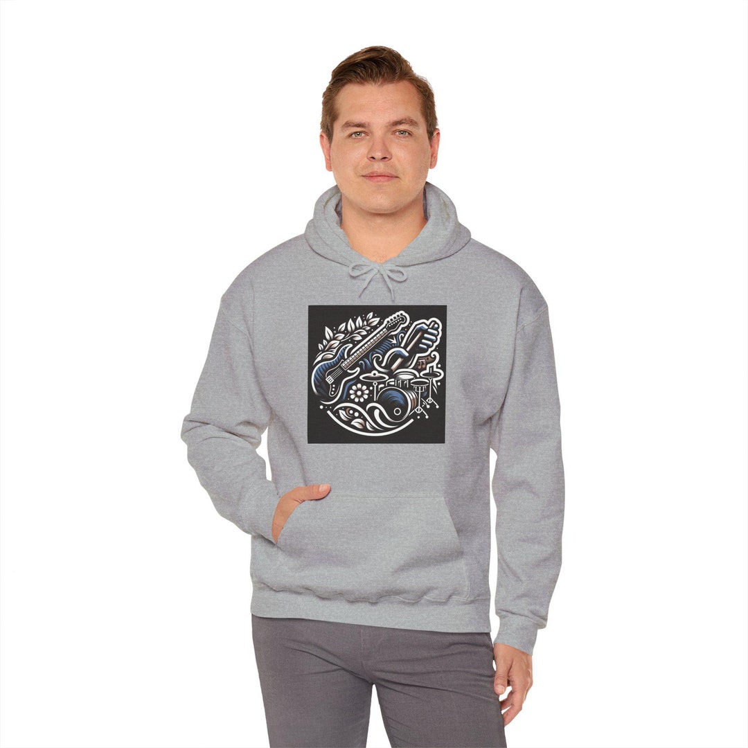 Artistic Music-inspired Hoodie, Unisex Heavy Blend Sweatshirt, Perfect ...