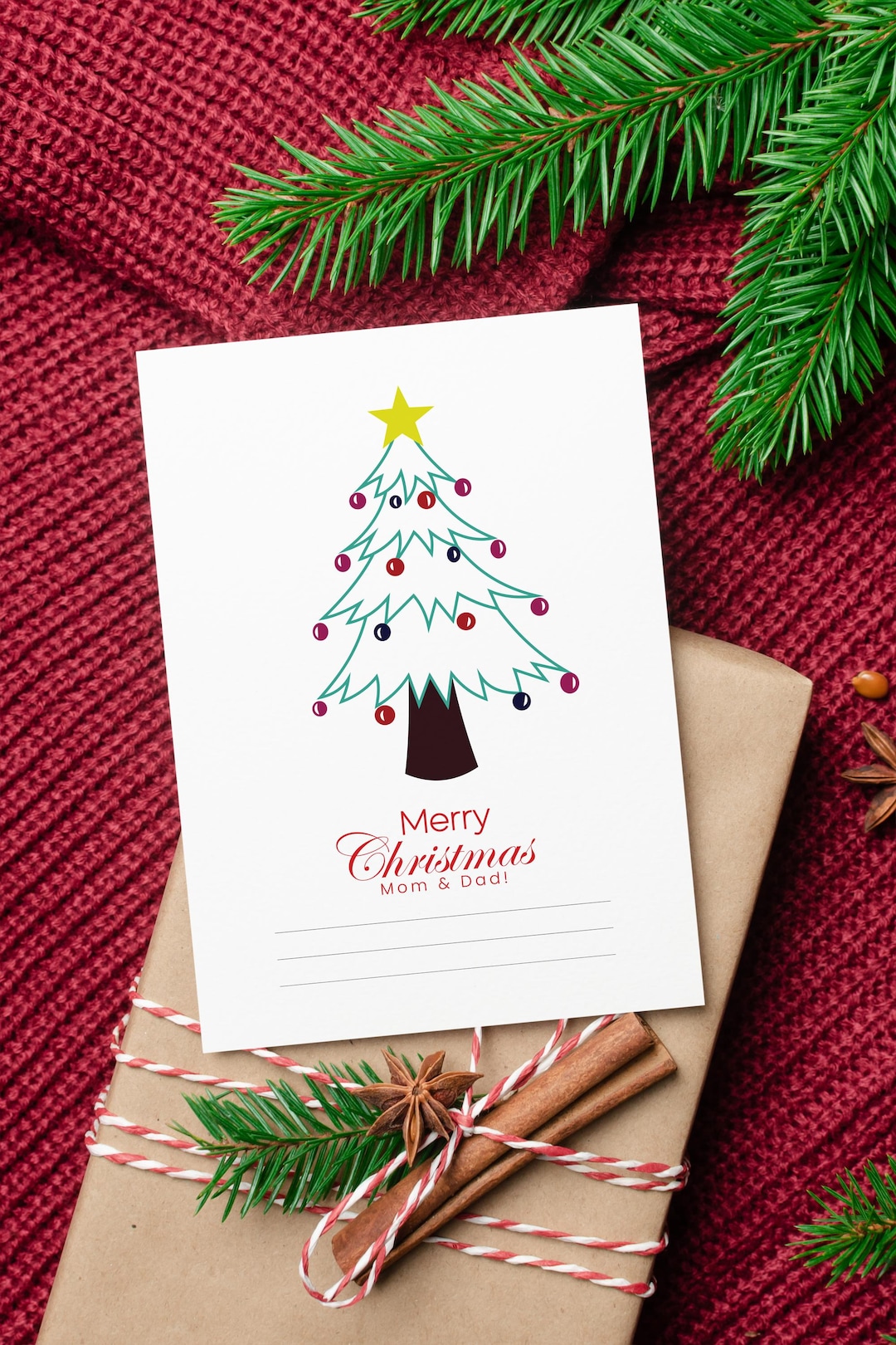 Customizable Printable Christmas Cards Heartfelt Holiday Greetings for ...