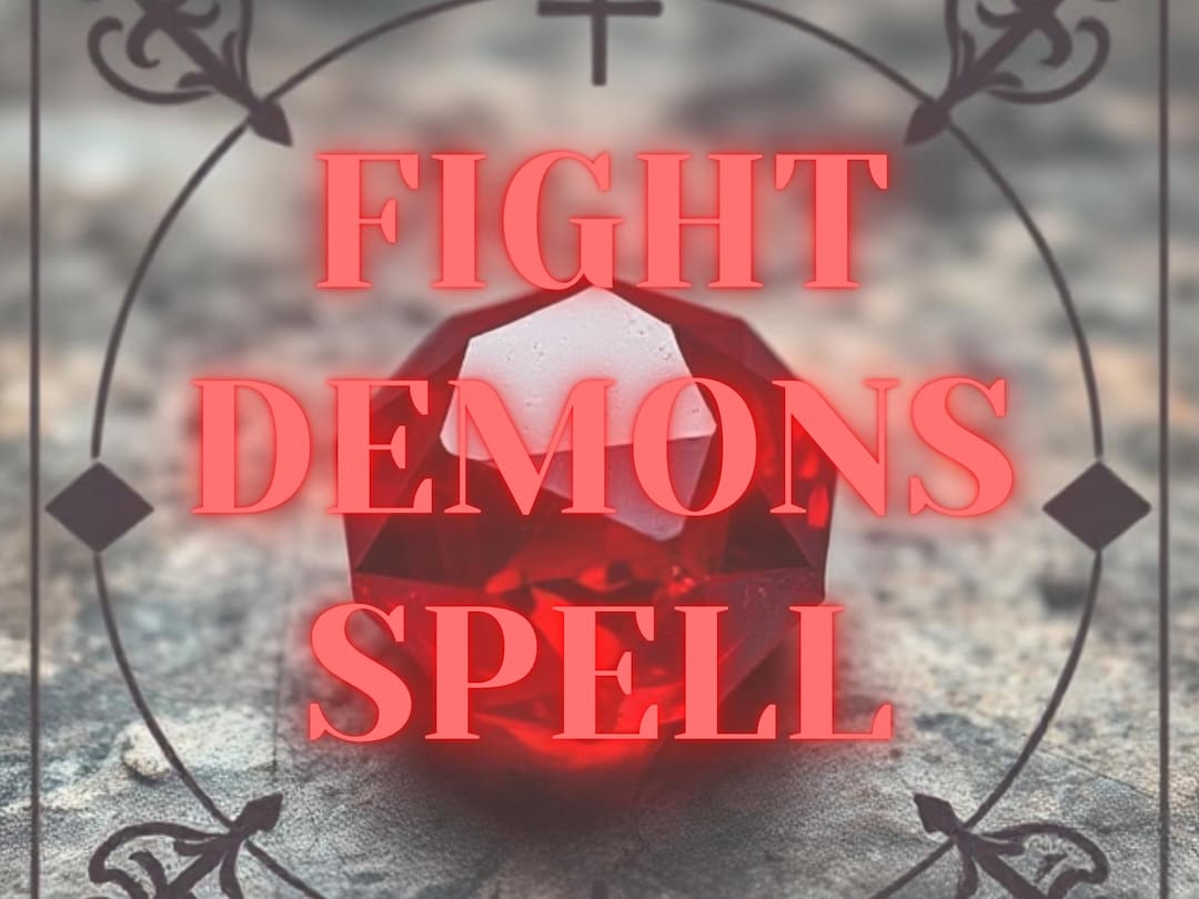 Custom Fight Demons Spell | Spiritual Protection & Inner Strength - Etsy