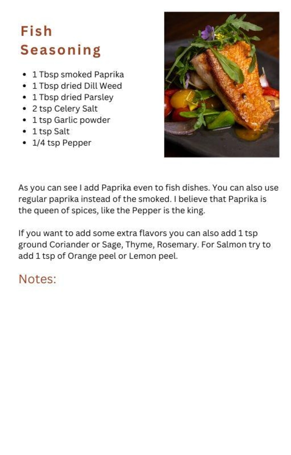 FLAVORMARKET - Homemade Spice Blends - Recipe Book That Helps You ...