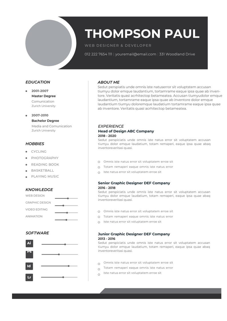 RESUME Template Bundle - Access Over 30 Different Resume Templates That ...