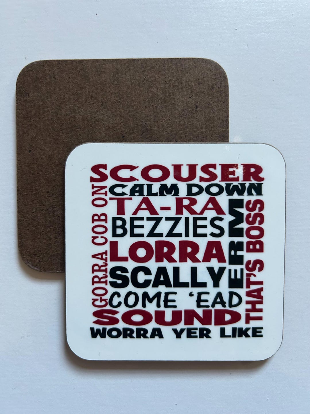 Liverpool ‘scouser’ Dialect Coaster - Etsy UK