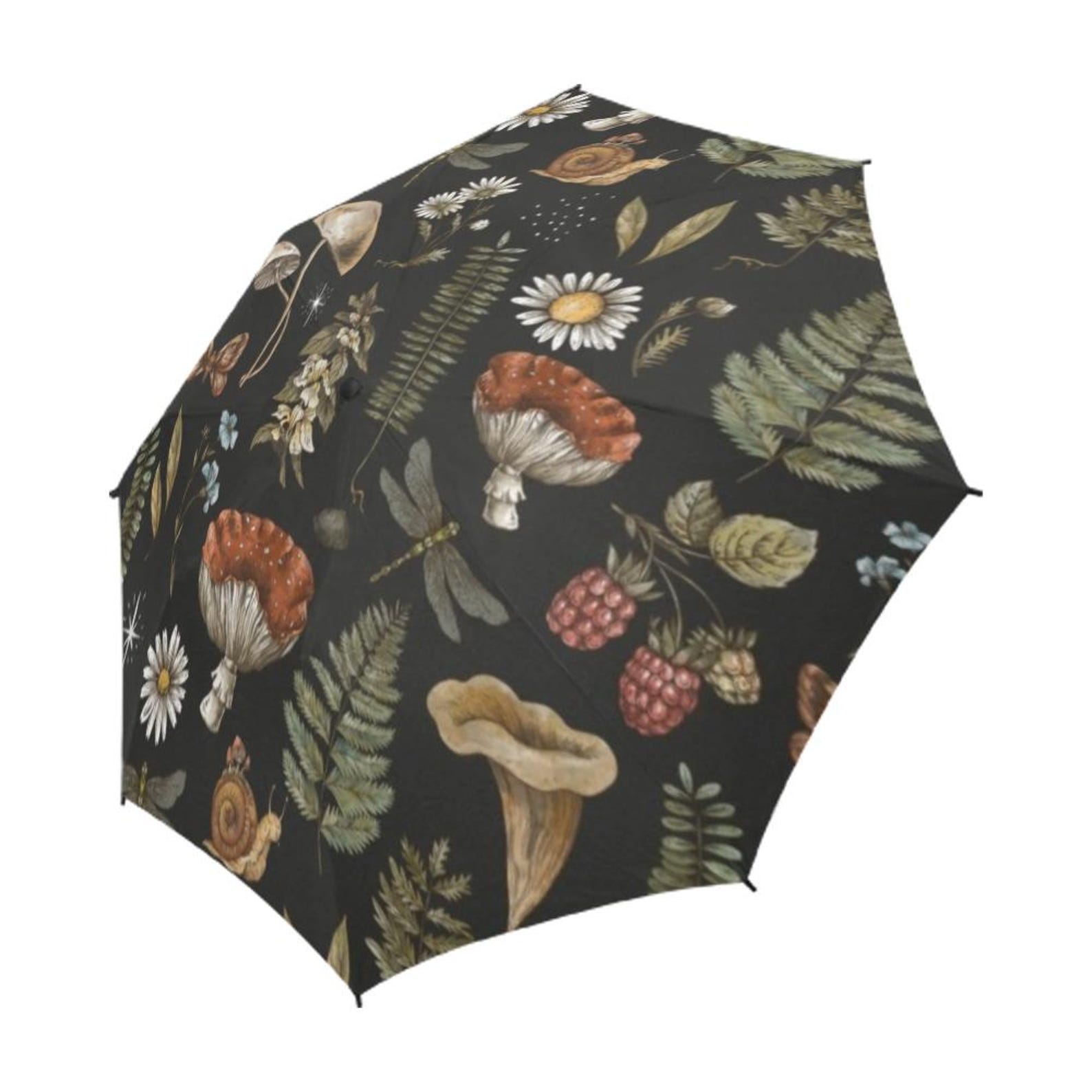 Celestial Mushroom Forest Cottagecore Boho Umbrella, Cosplay Umbrella ...