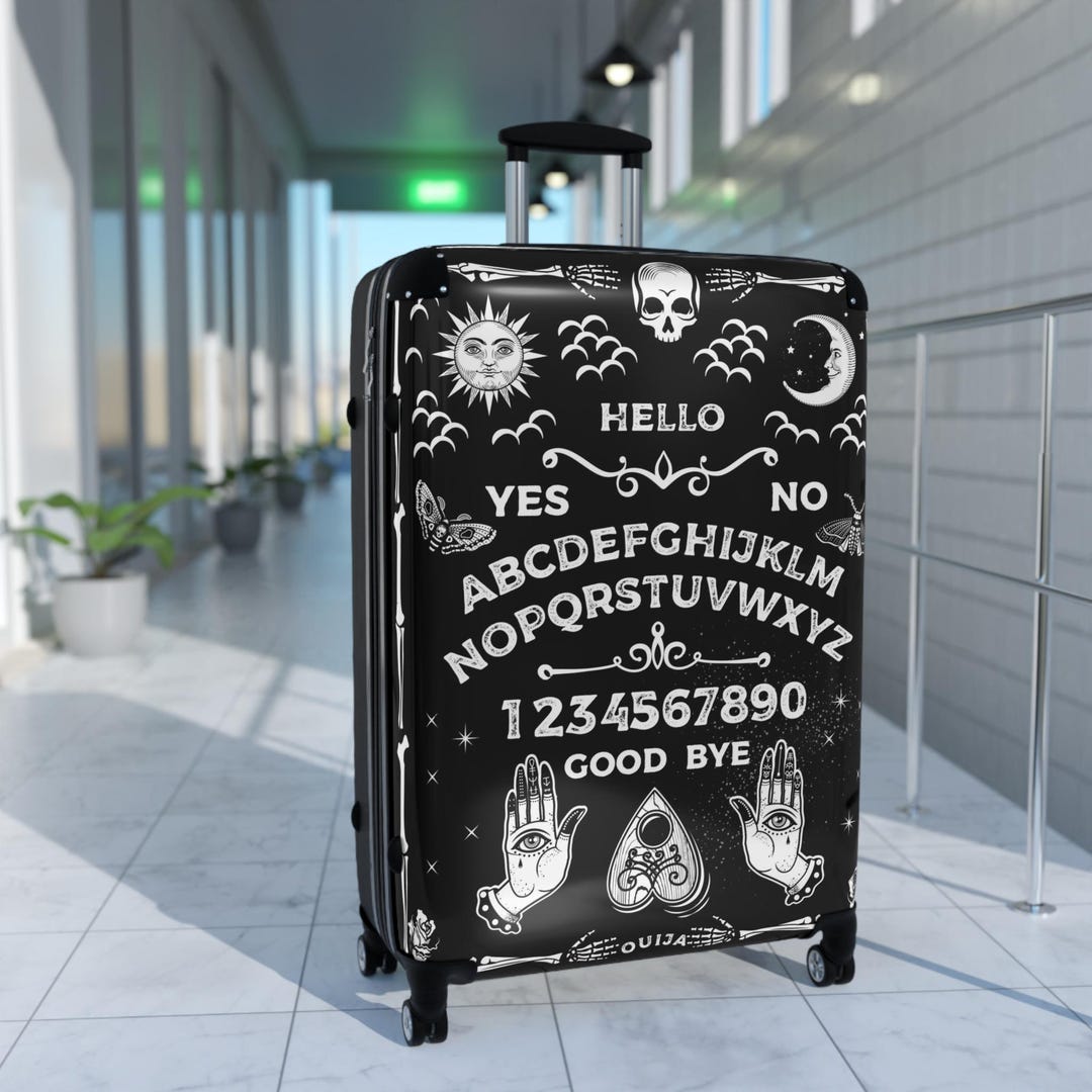 Gothic Ouija Board Suitcase: Occult Travel Luggage - Etsy