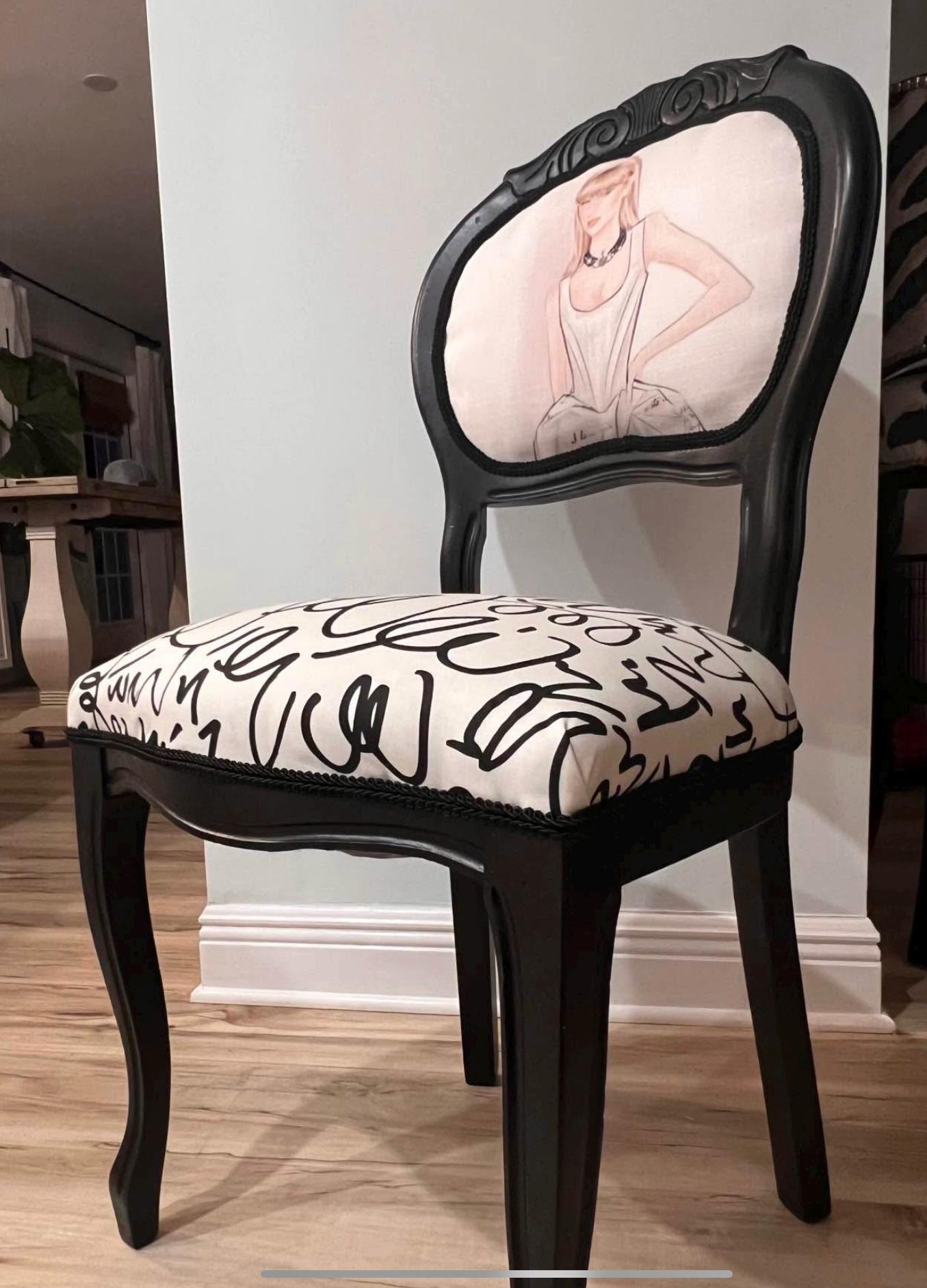 Fun Vintage Chair, FREE SHIPPING - Etsy