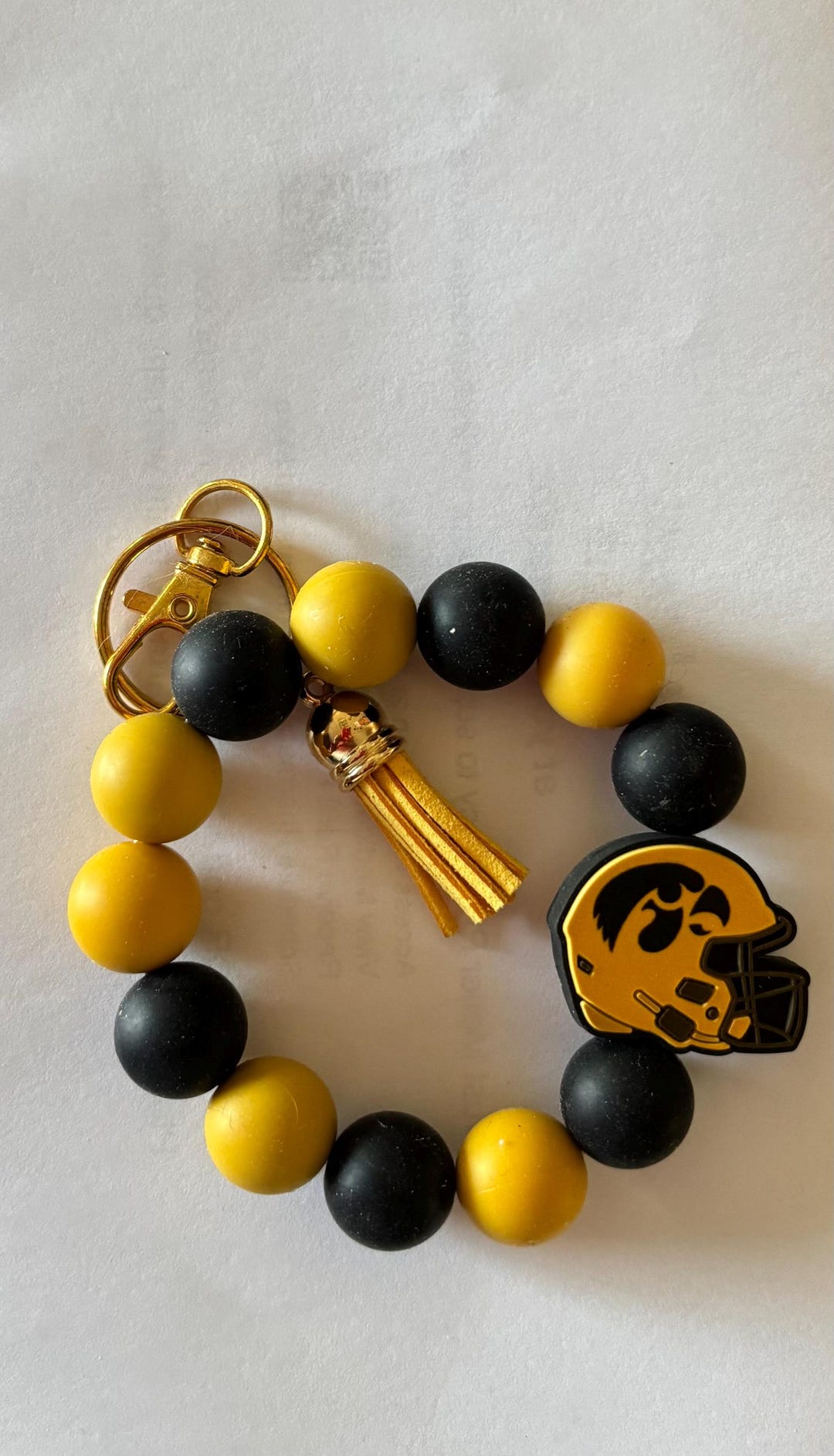 College Wristlet Keychains - Etsy