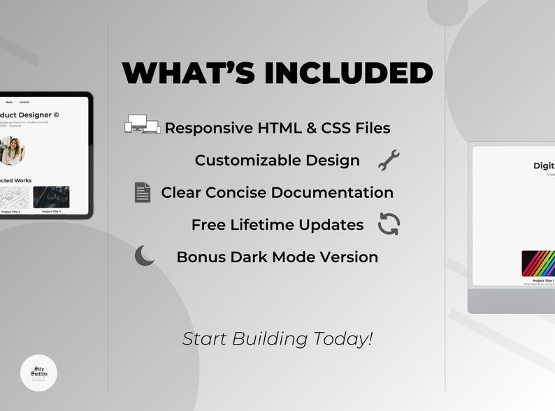 Minimalist Portfolio Template – Clean, Modern, and Responsive HTML/CSS ...