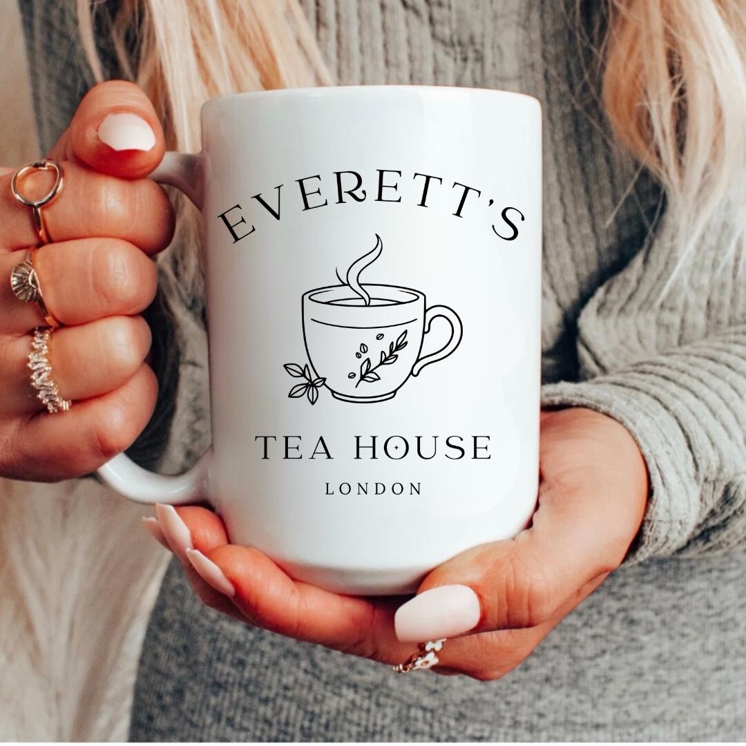 Everett's Tea House Mug Emma M Lion Fan Gift - Etsy