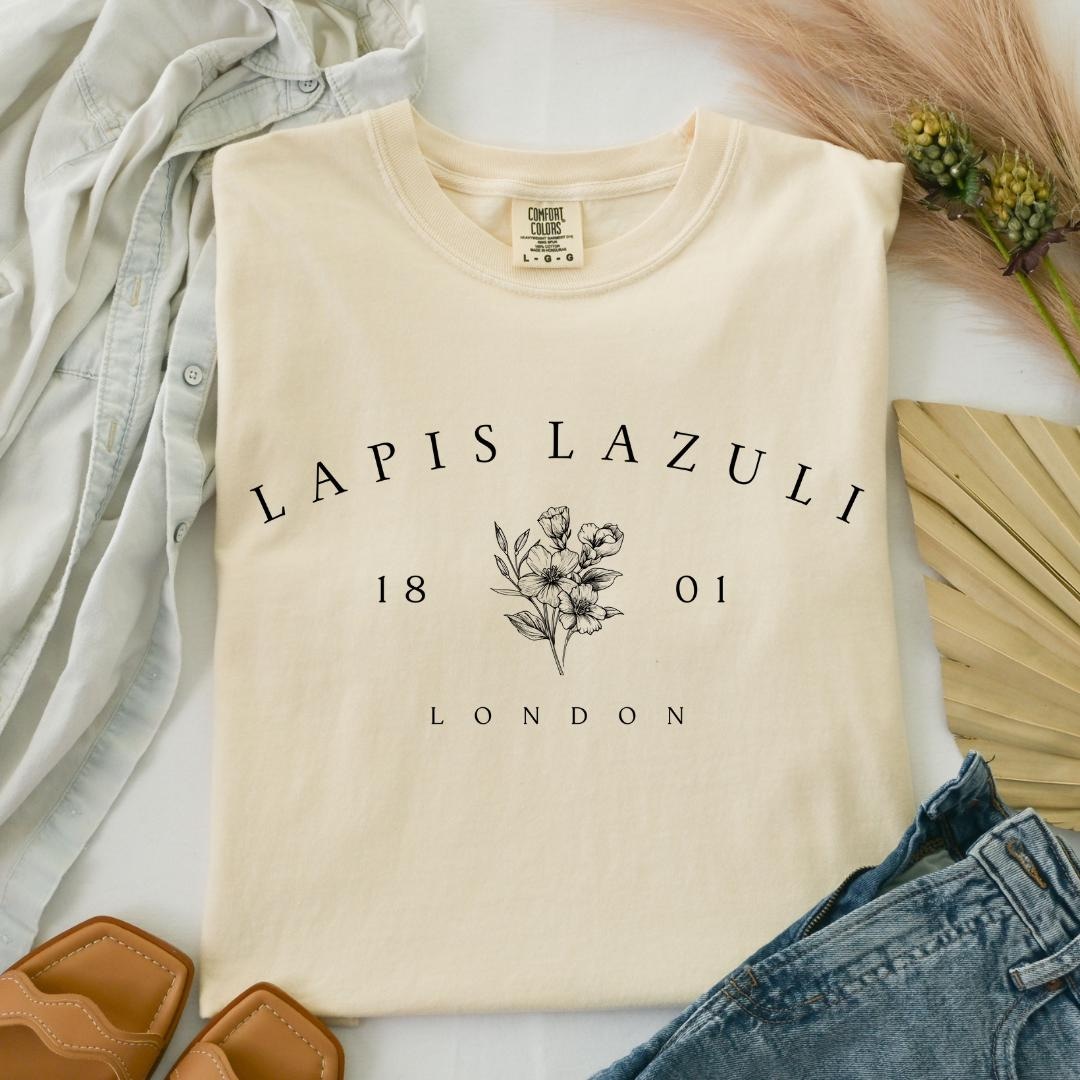 Emma M. Lion Lapis Lazuli Simple Shirt Gift - Etsy