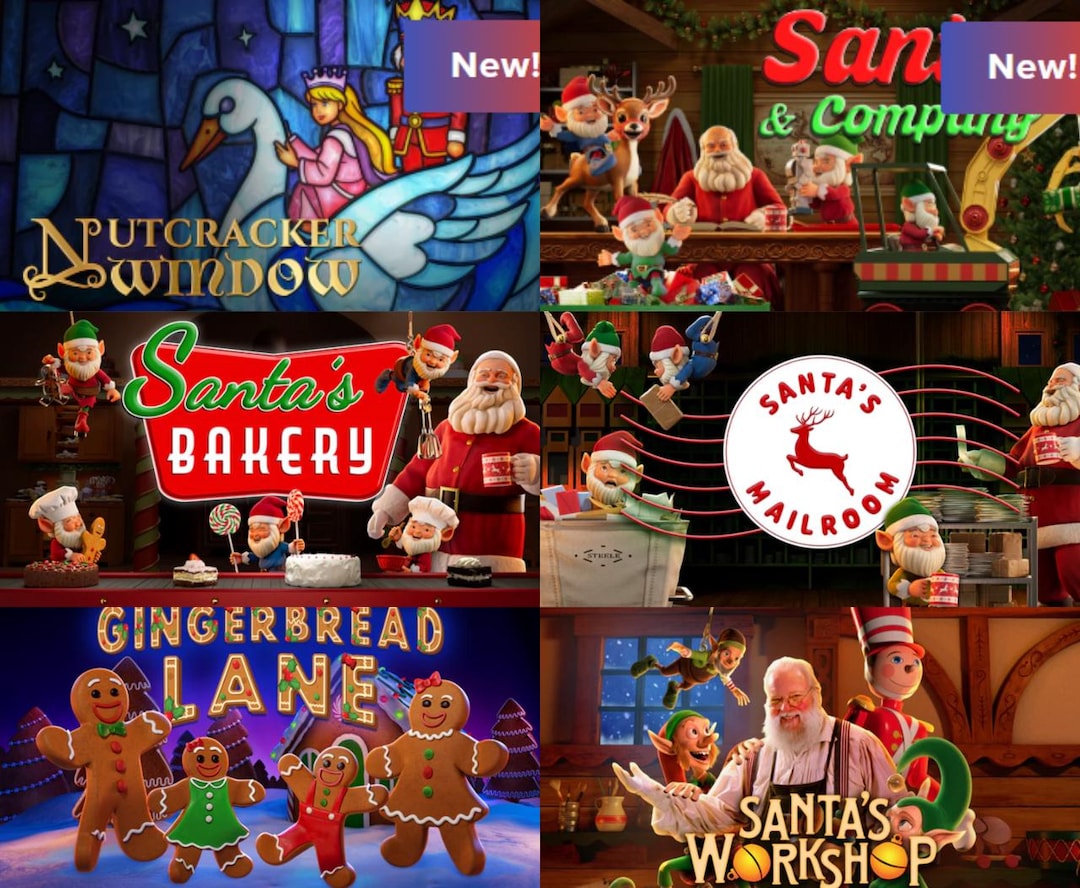 Pack ATMOSFX Christmas Holiday Digital Decorations 2024 - Etsy