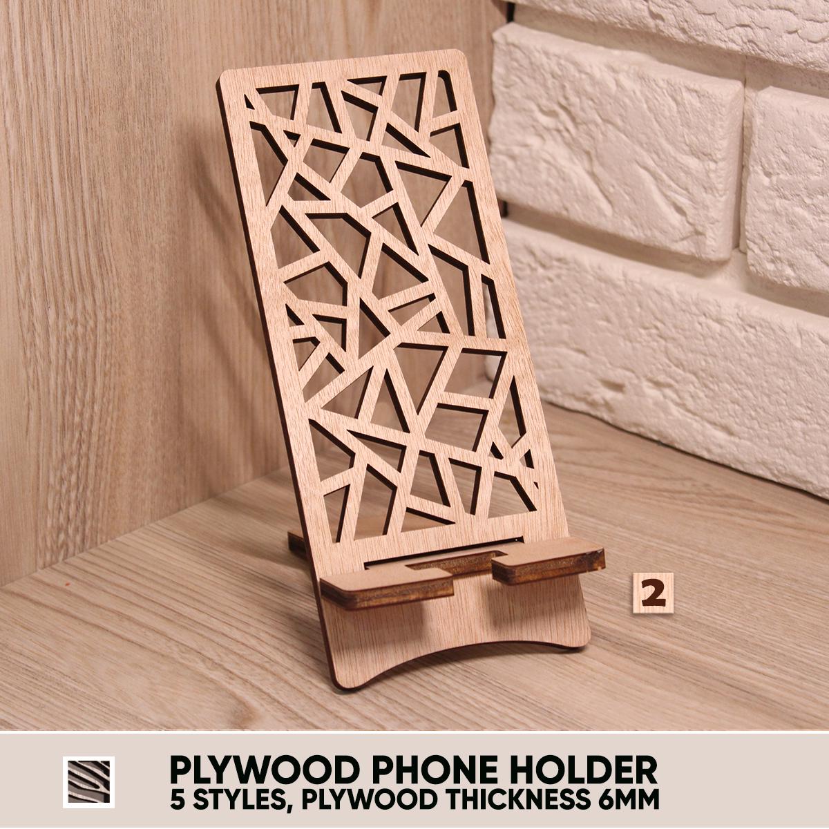 Wood Phone Stands, Laser Cut Wood Phone Holder, You Logo Phone Stand ...