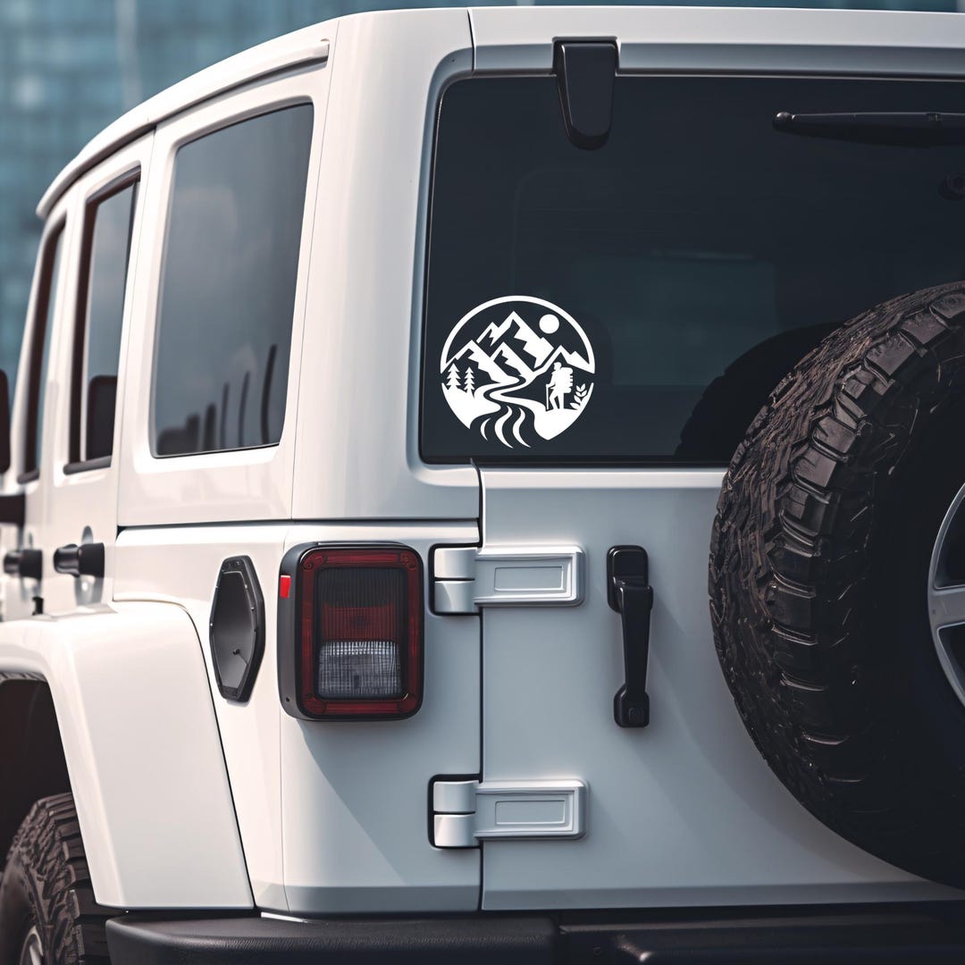 Camping Vinyl Car Decal, Car Window Sticker, Vehicle Vinyl, Bumper ...