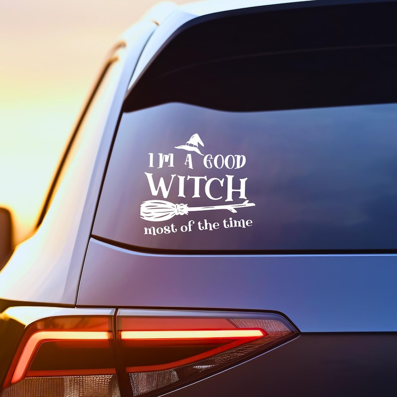 Witch Stickers for Vehicles - Etsy