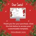 Customizable Printable Dear Santa Letter! - Etsy Canada