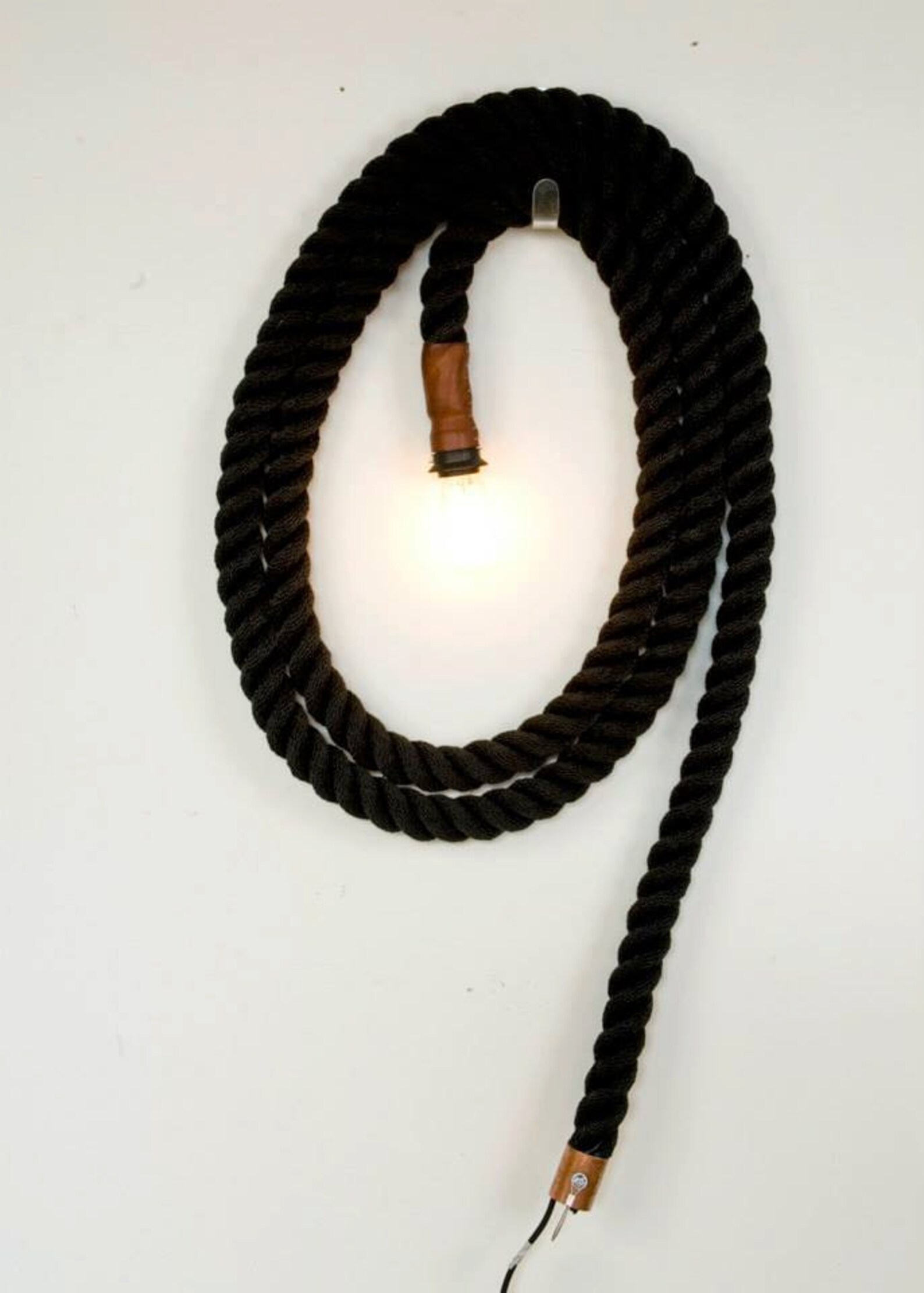 Atelier Nomade Original Black Rope Light - Etsy