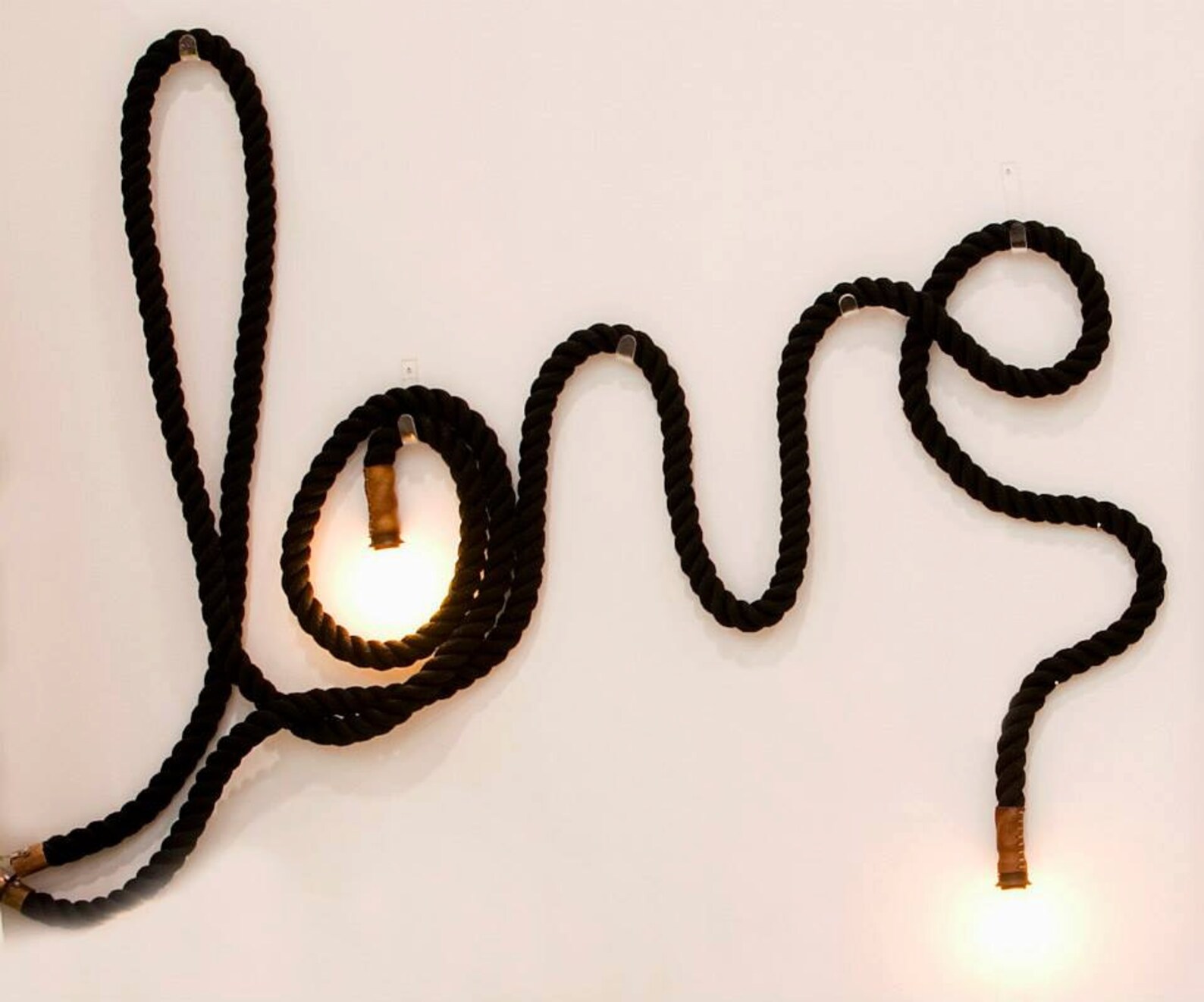 Atelier Nomade Original Black Rope Light - Etsy