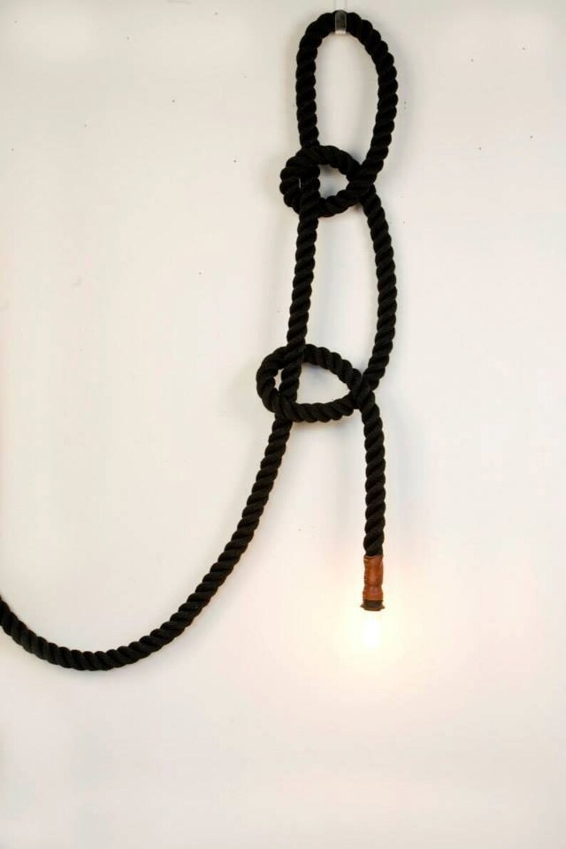 Atelier Nomade Original Black Rope Light - Etsy
