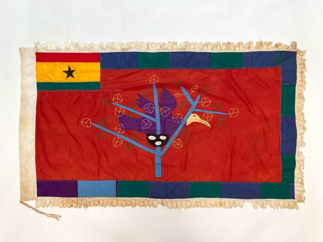 Asafo Flag Bird in Tree - Etsy