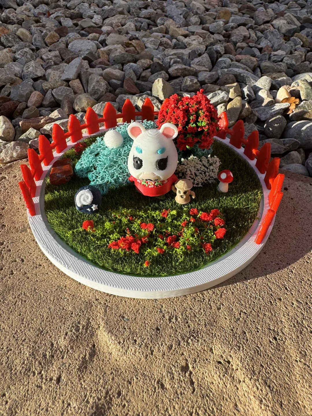 Adorable Animal Crossing Flurry Villager Dome Garden Terrarium - Etsy