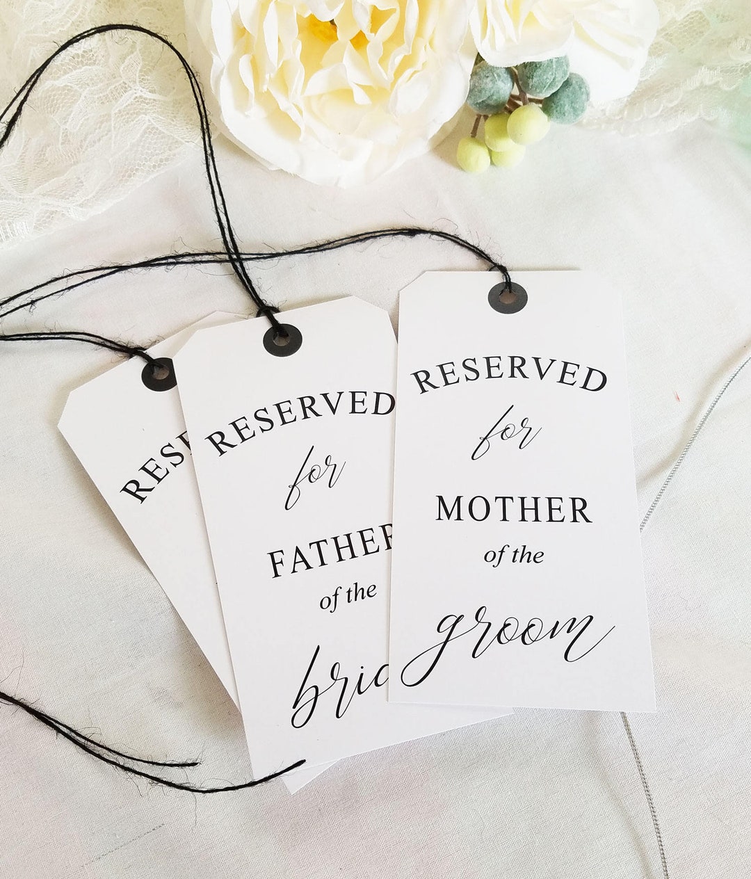 Elegant Wedding Seat Sign, Wedding Reserve Seat, Ceremony Decor ...