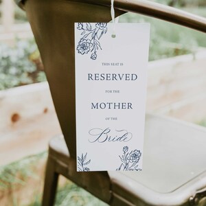 Classic Wedding Seat Sign, Wedding Reserve Seat, Ceremony Décor ...