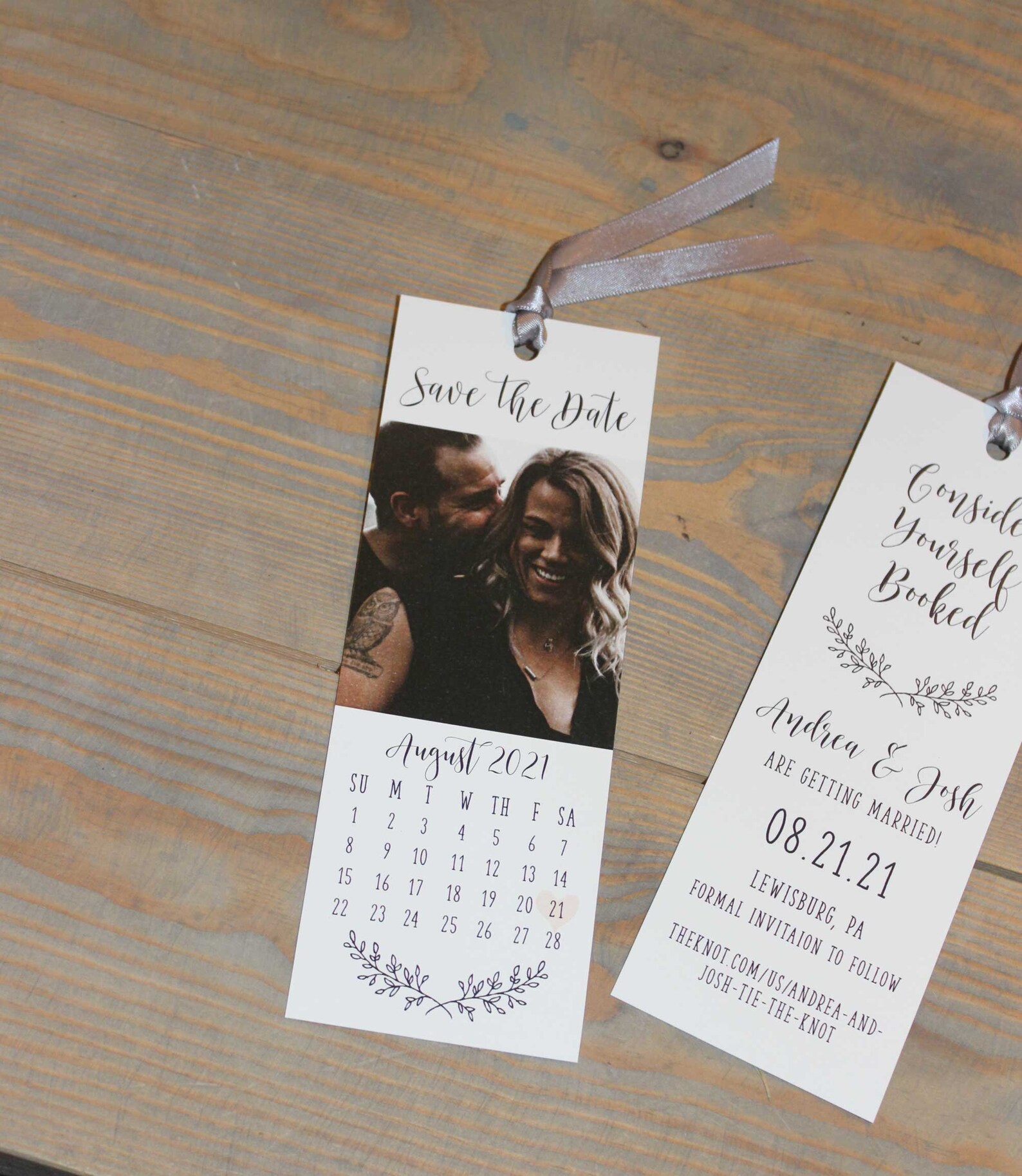Save the Date Bookmark Bookmark Save the Date Save the Date | Etsy
