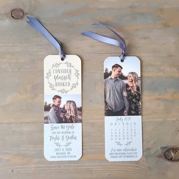 Bookmark Invitation - Etsy