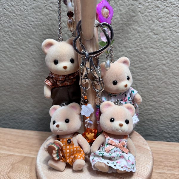 Calico Critters Keychain - Etsy