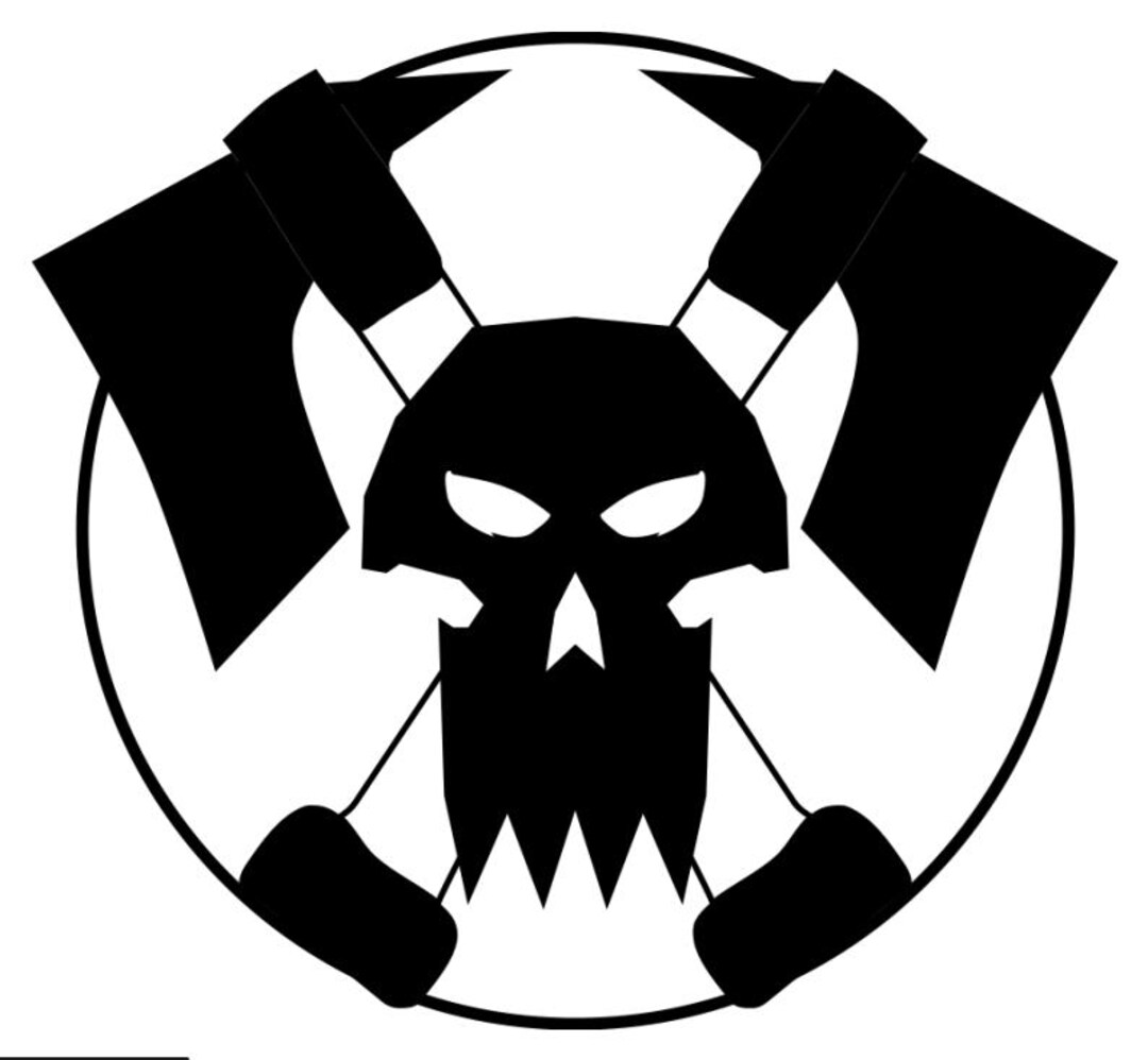 Blood Axes Ork Logo - SVG - Etsy