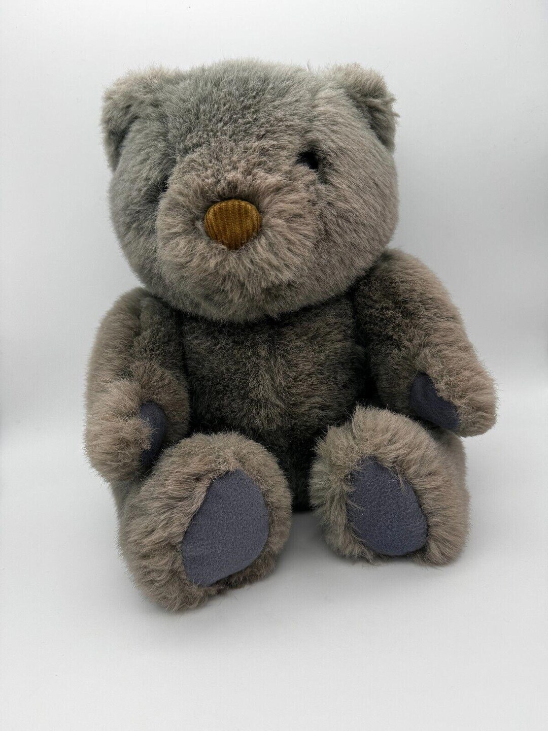 Fine Toy Co. Gray Plush Bear 9 Teddy Bear Plush Vintage Distributed ...