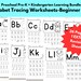 Preschool Pre-k Kindergarten Learning Bundle Alphabet Tracing ...