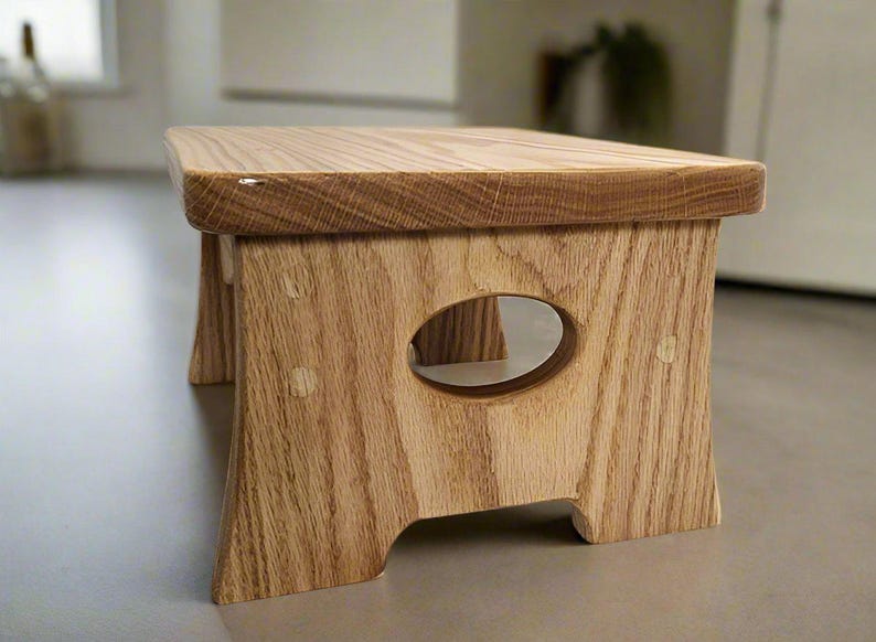 Oak Step Stool - Etsy