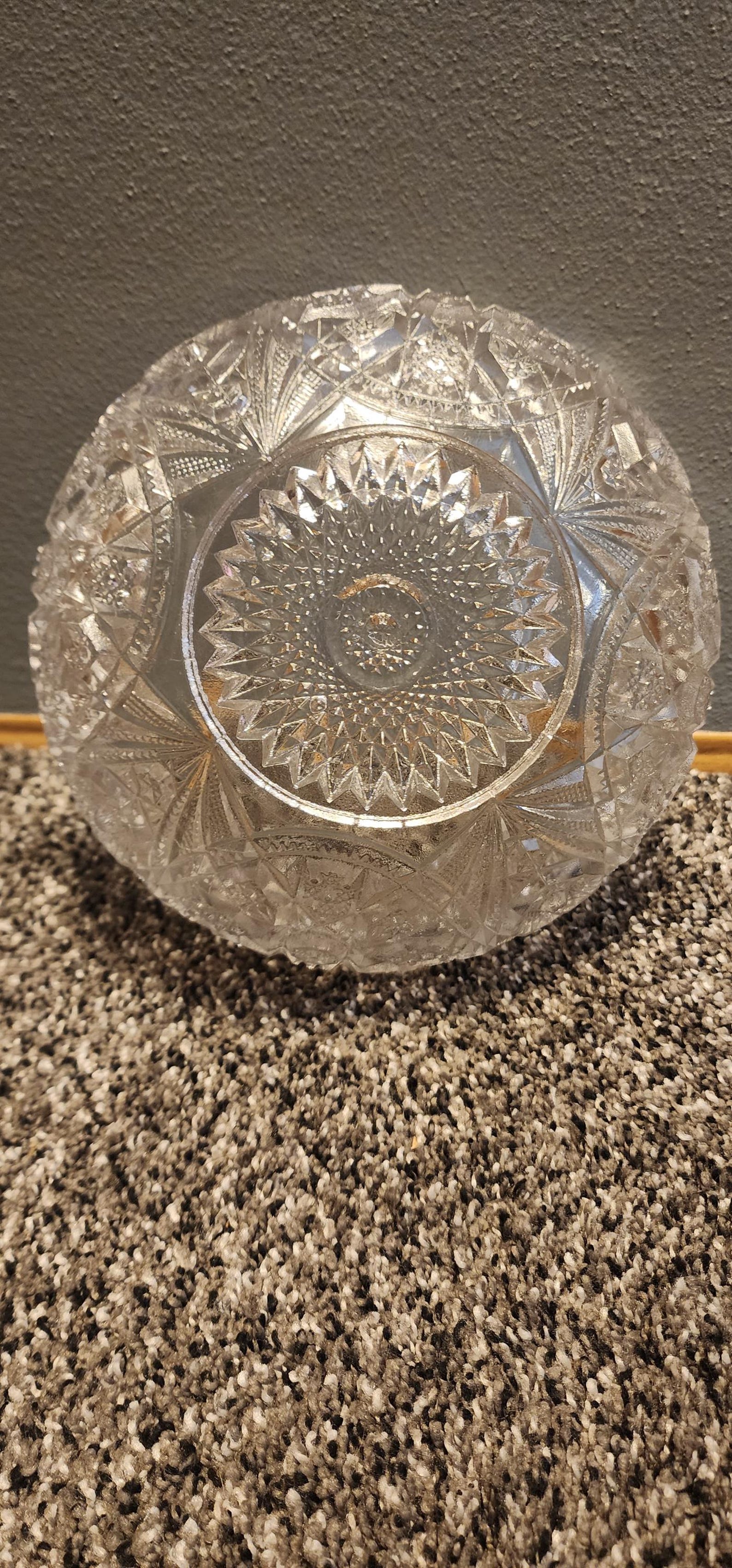 Vintage Pressed Glass Bowl - Etsy
