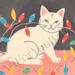 Digital Download of Christmas Cat Poster - Etsy