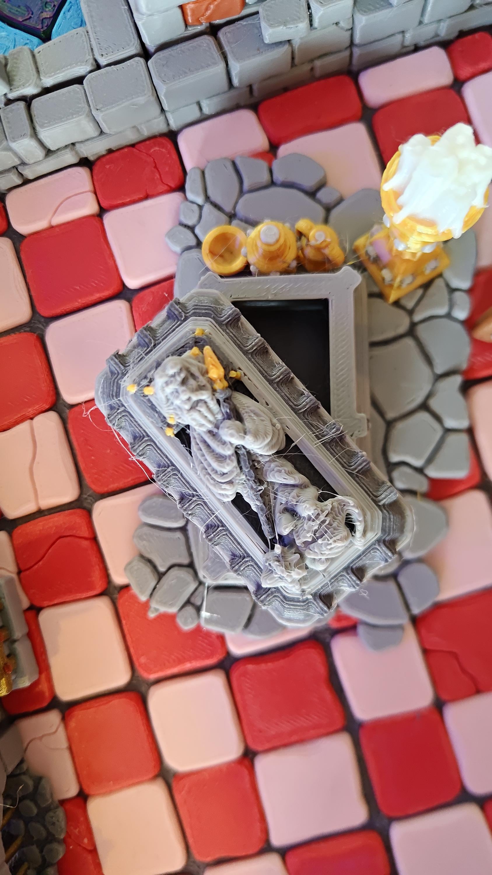 Colour 3D Printed Heroquest-scale Full Furniture Collection – Oversized ...