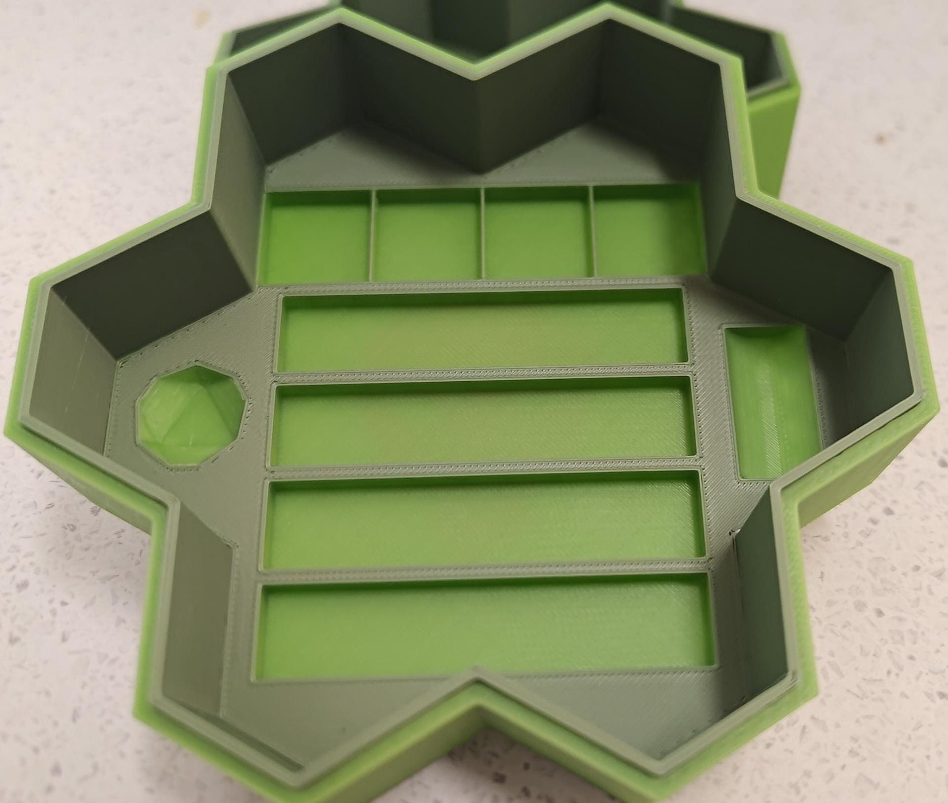 Heroscape Hex Storage Containers – Volarak Edition (modular, Stackable ...