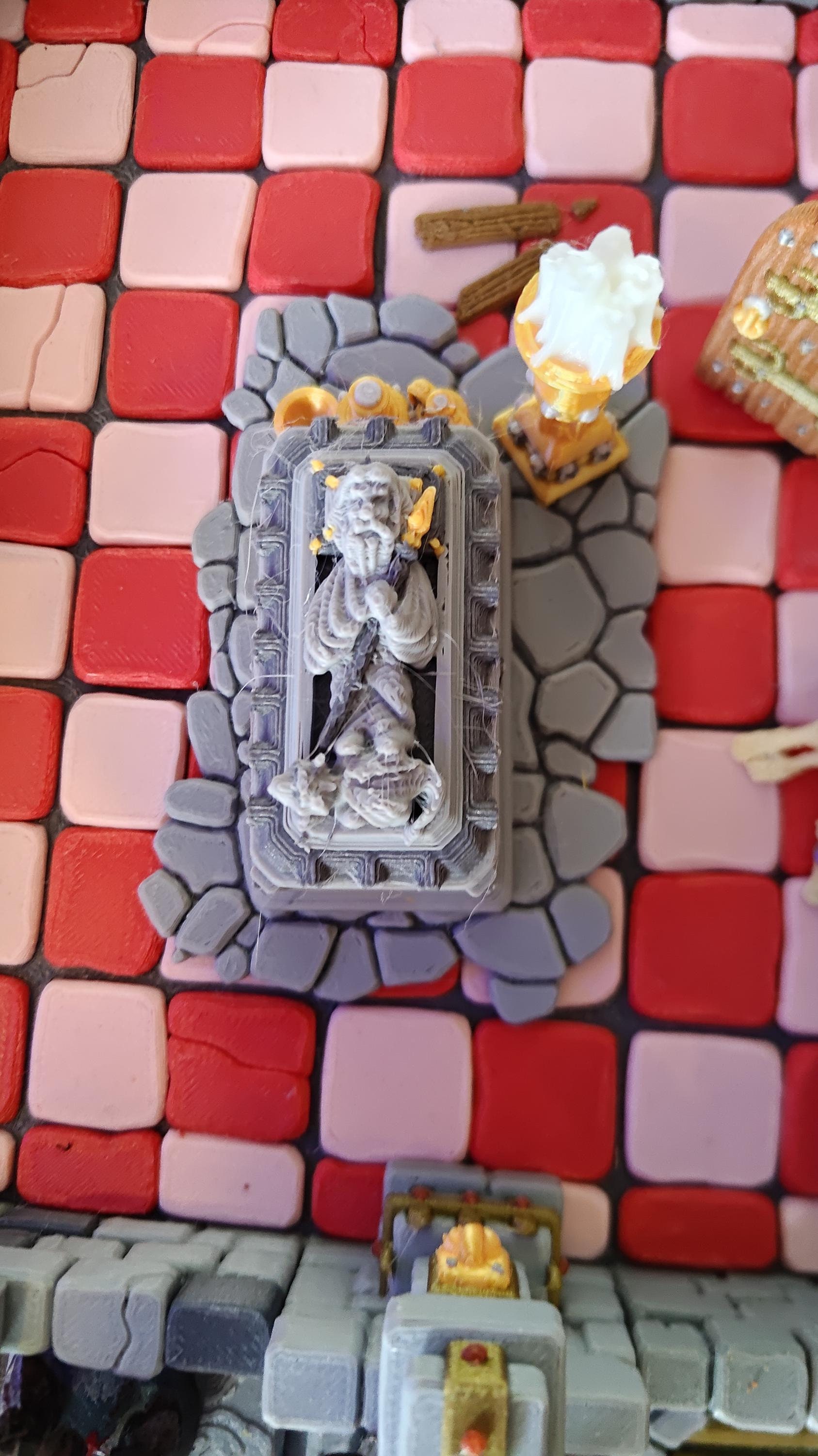Colour 3D Printed Heroquest-scale Tomb, Oversized & Realistic - Etsy