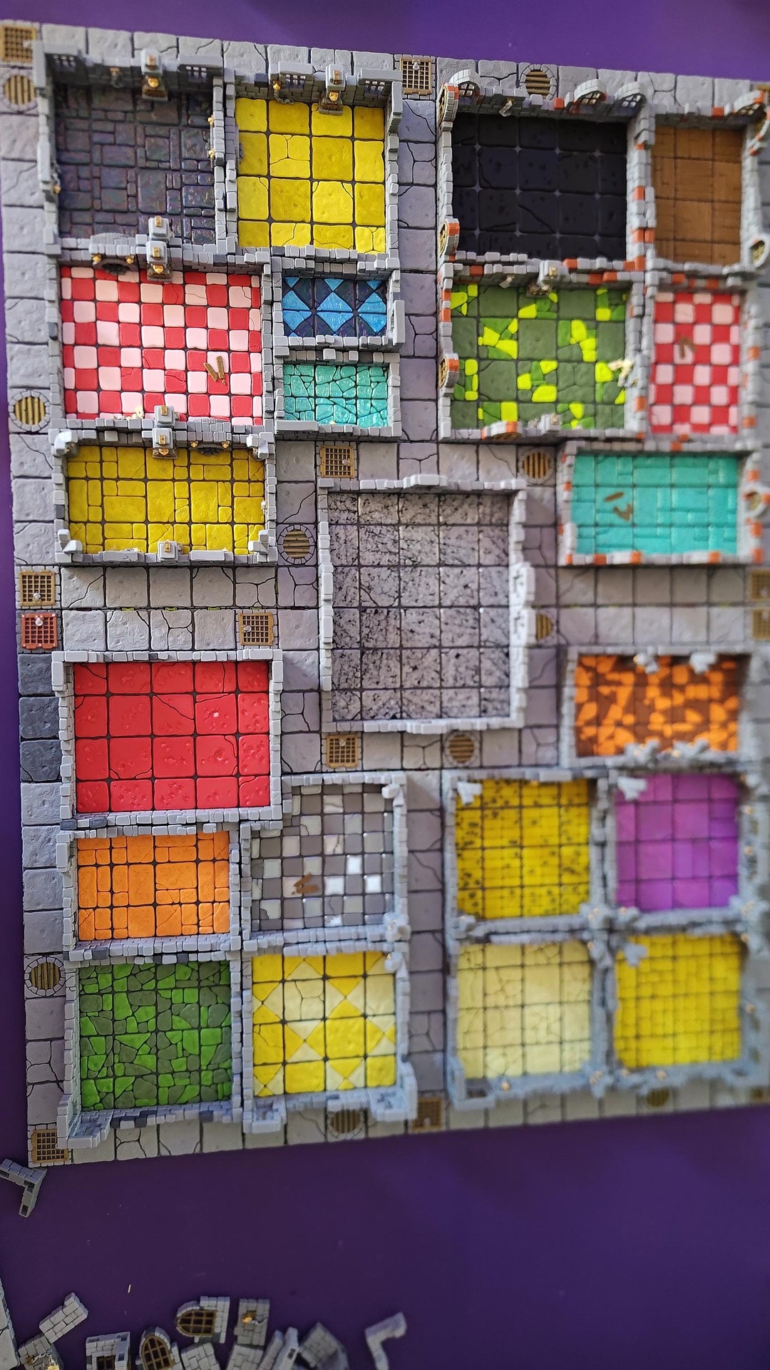Heroquest 3D Printed Modular Board Game Set: Full Color Dungeon Terrain ...