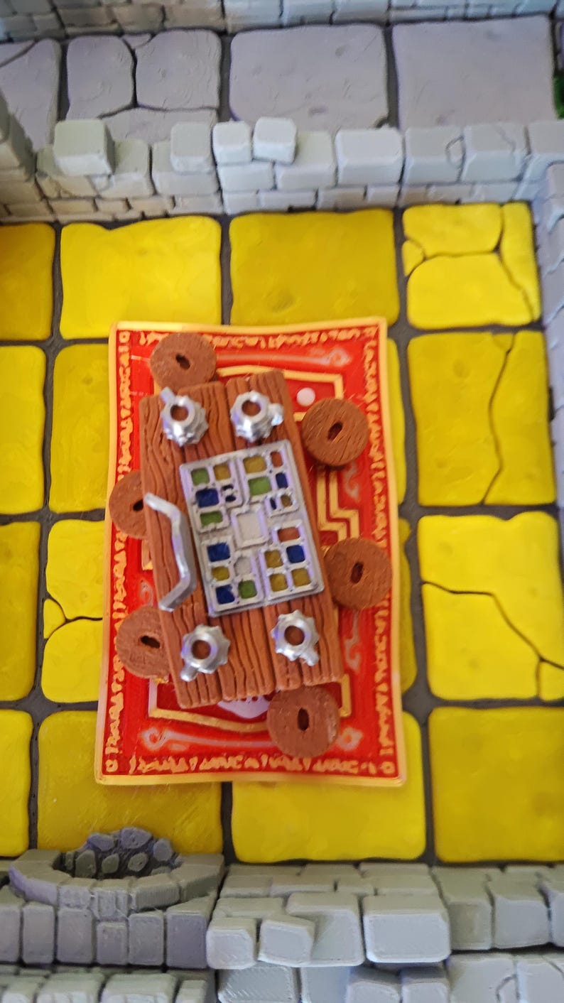 Colour 3D Printed Heroquest-scale Table type A, Zargons Cover - Etsy